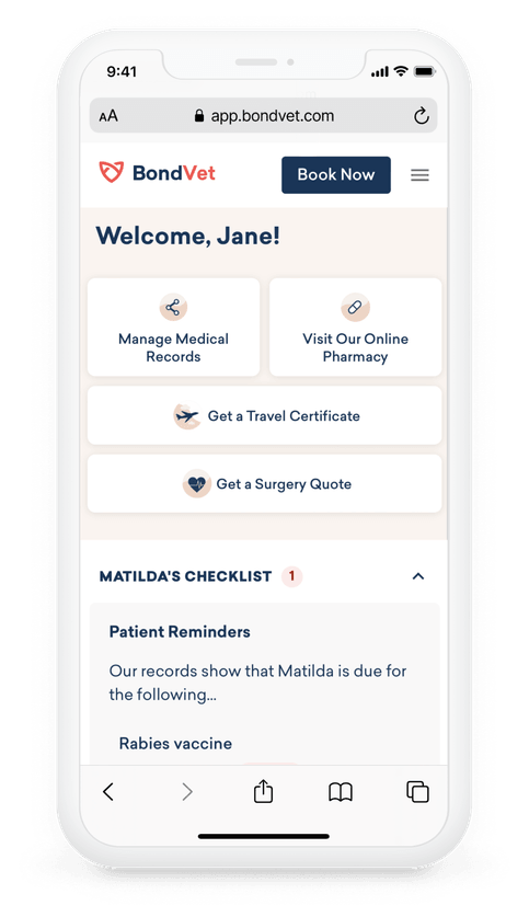 Upload Your Pet's Records | Bond Vet